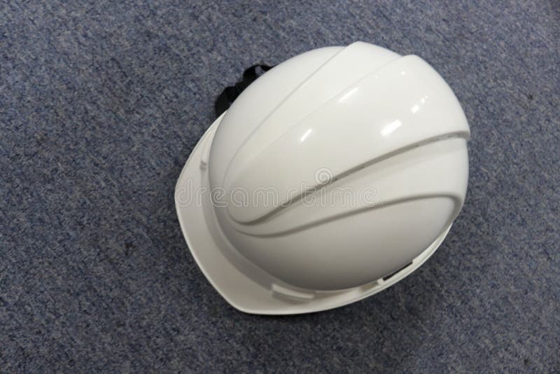 White Helmet with Suspension, Helmet is Usually Useful for Protecting ...