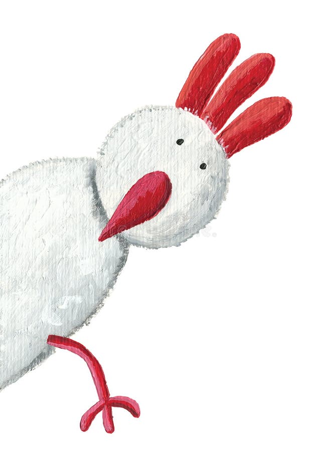 Happy Snowman with Yellow Bird Stock Illustration - Illustration of ...