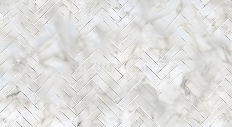 White Herringbone Marble Tile Seamless Pattern Stock Illustration ...