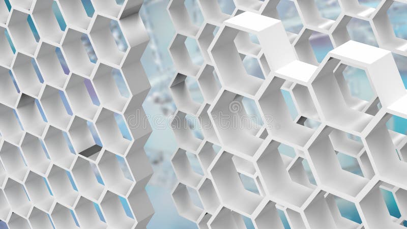 The White Hexagon or Beehive Pattern on Dna Background for Sci or ...