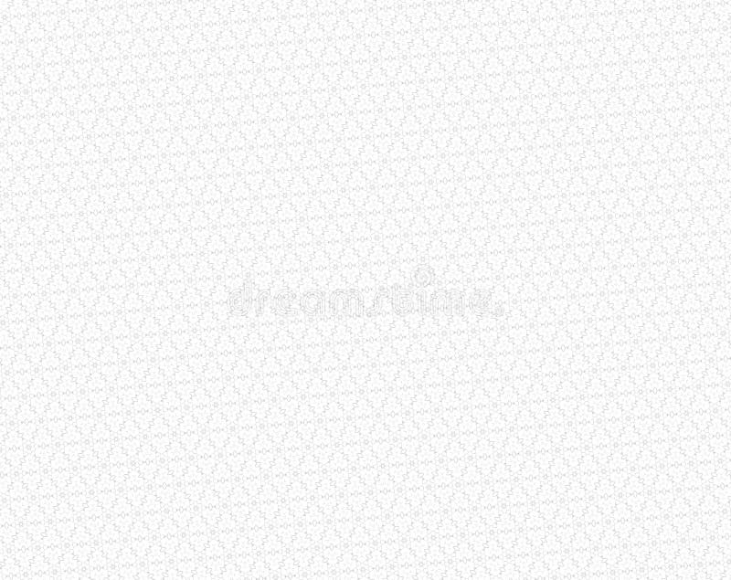 White Hexagon and Rhombus Shape Background Pattern Stock Illustration ...