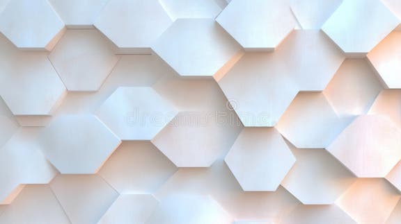 White Hexagonal Technology Creating a Modern and Textured Background, Ideal for Pattern Design ...