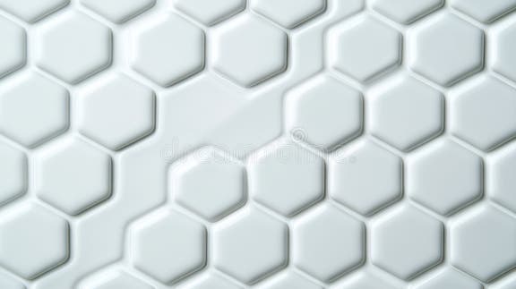 White Hexagonal Textured Creating a Modern and Pattern Background, Ideal for Architecture ...