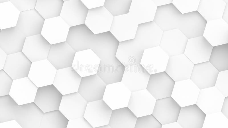 Hexagons Geometric Abstract Background Stock Vector - Illustration of black, geometric: 283248019