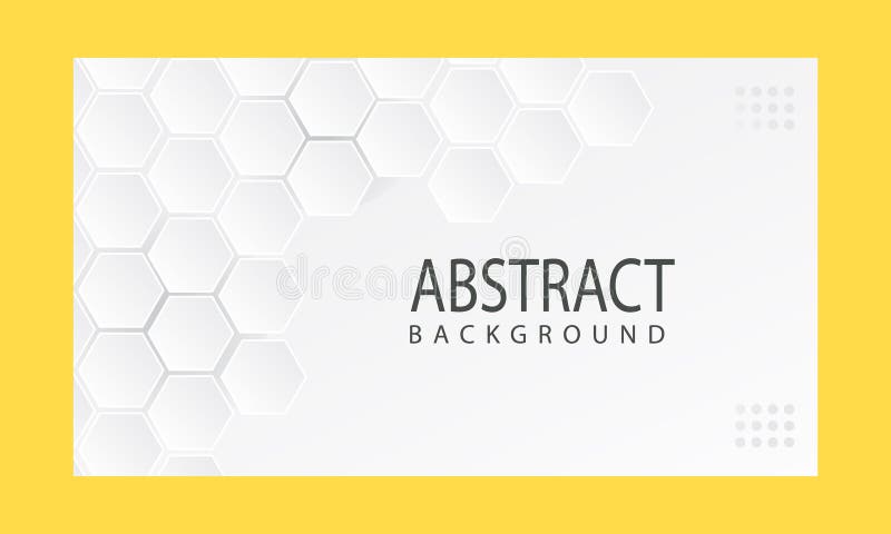 White Hexagons Vector Abstract Backgrounds Stock Vector - Illustration ...