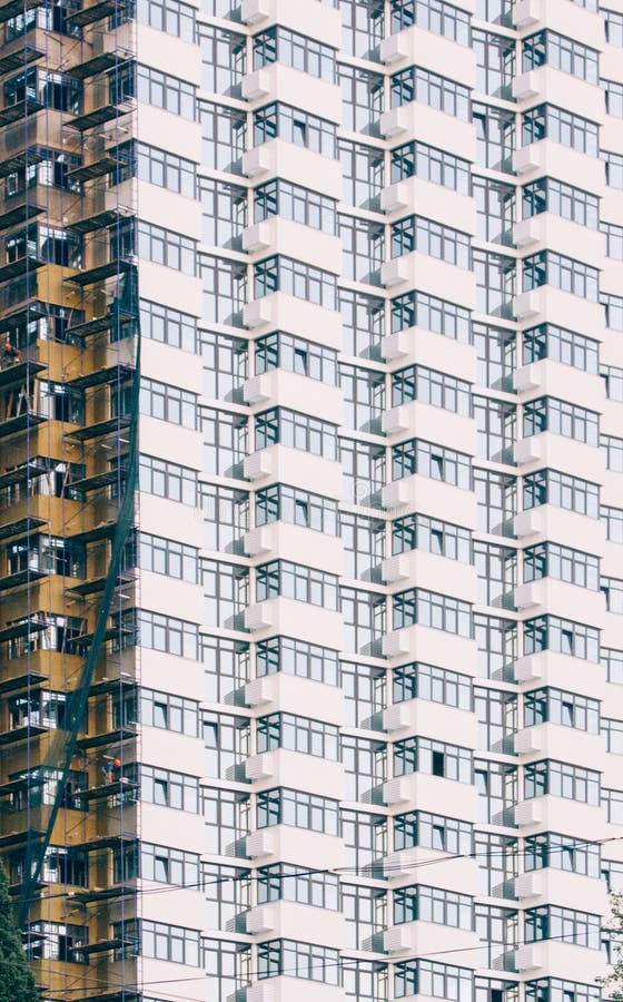 White High-rise Building Picture. Image: 109917603