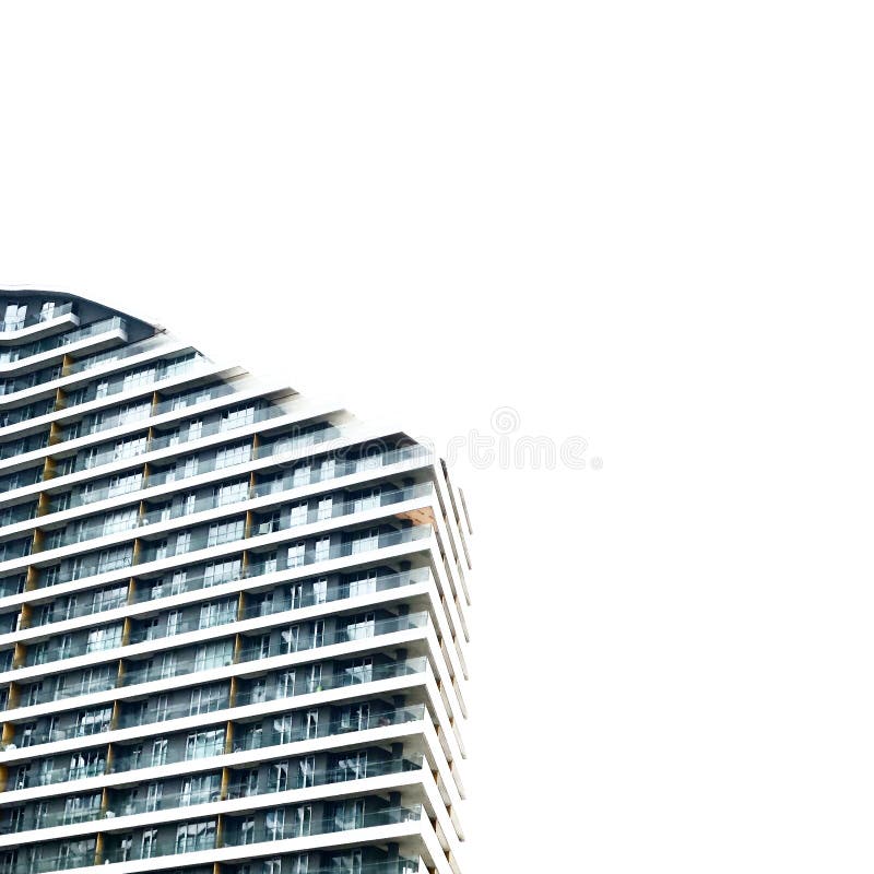 White High-rise Building Picture. Image: 117917222