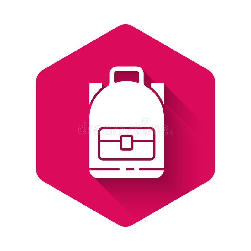 Pink Backpack White Stock Illustrations – 1,227 Pink Backpack White ...