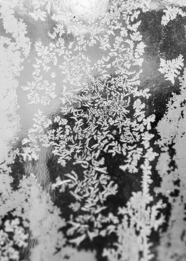 Hoarfrost on glass stock image. Image of frost, glass - 7681819