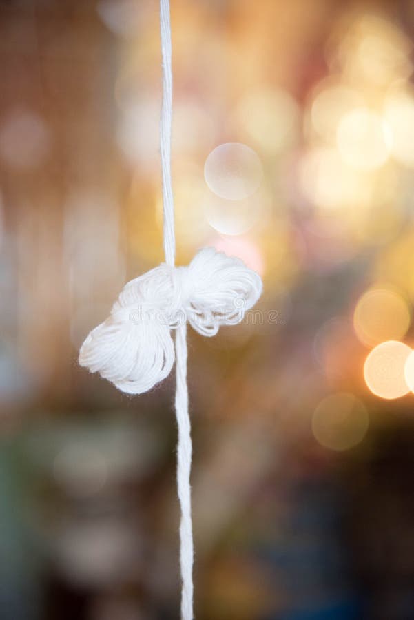 White holy thread roll stock image. Image of tray, buddhism - 130460303