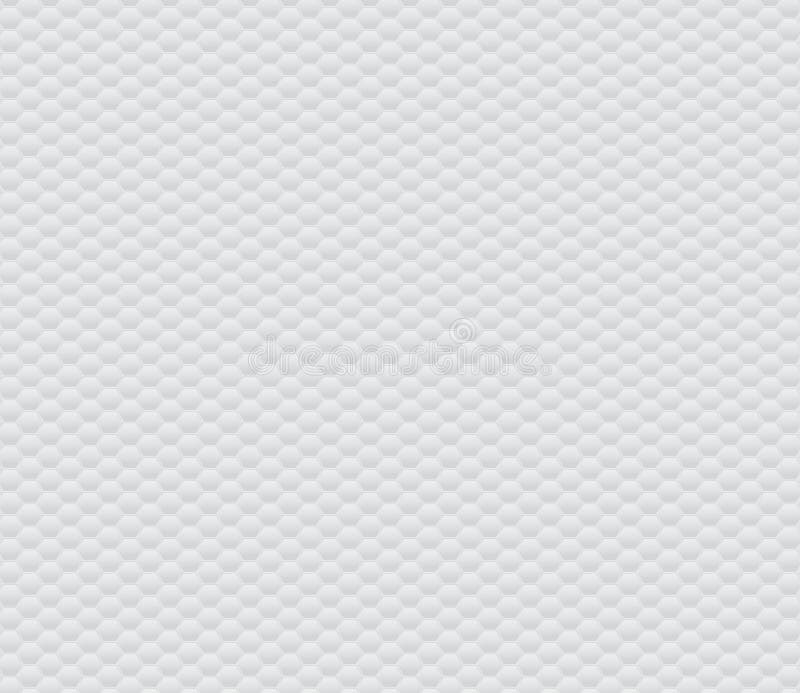 White Honeycomb Abstract Seamless Pattern Stock Vector - Illustration ...