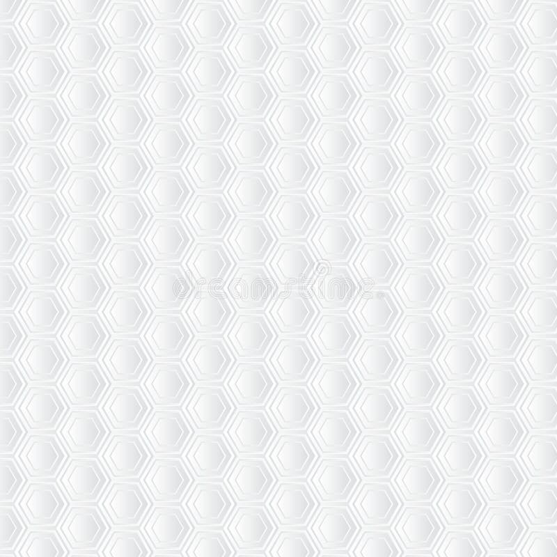 White Honeycomb Background. Paper Art Pattern Stock Vector ...