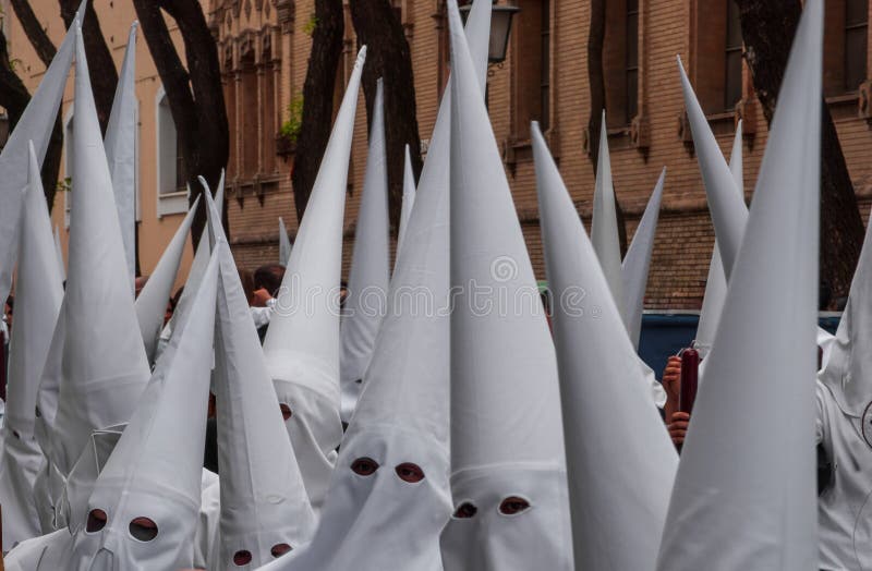White Hoods and White Clothes for the Times during the Easter ...