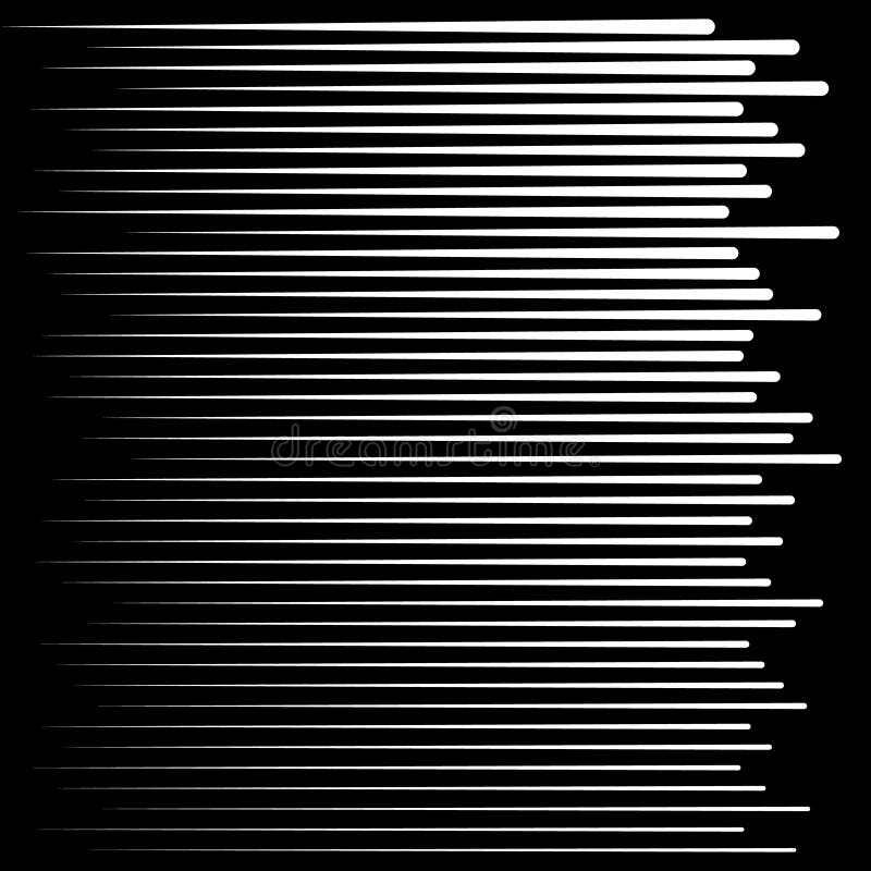 White Horizontal Speed Lines in Abstract Form Stock Vector ...