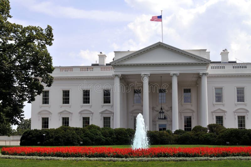 White House West Wing Colonnade Stock Image - Image of america ...
