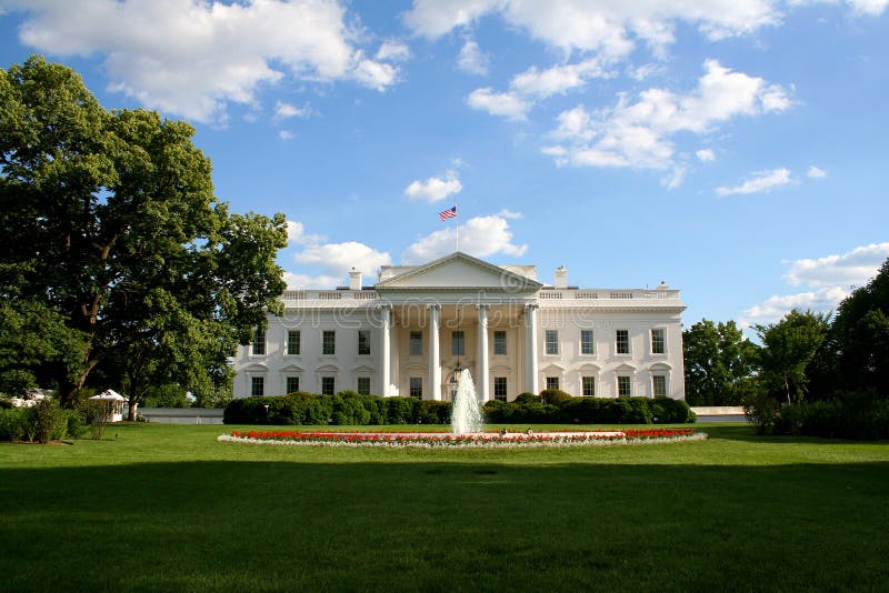 White house stock image. Image of facade, president, complex - 5348083