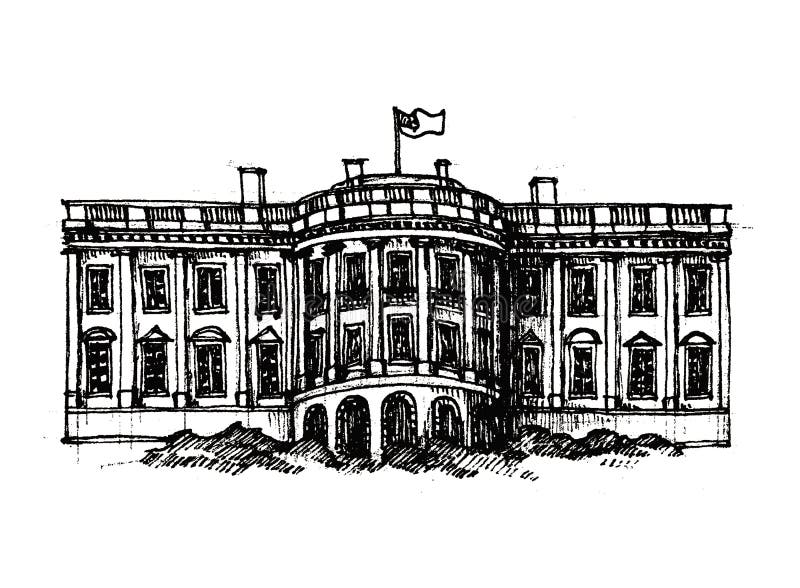 House Front Elevation Drawing Stock Illustrations – 196 House Front ...