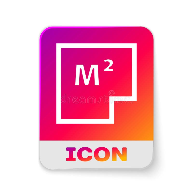 White House Plan Icon Isolated On White Background. Rectangle Color ...