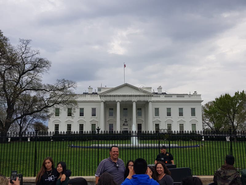 White House, Presidential Home Editorial Stock Photo - Image of home ...