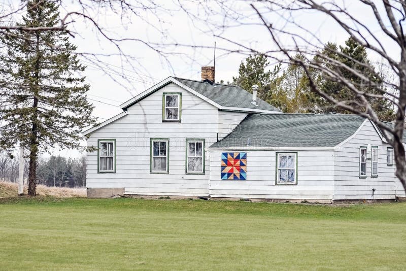 House Tree Quilt Block Pattern Free Stock Photos - Free & Royalty-Free ...