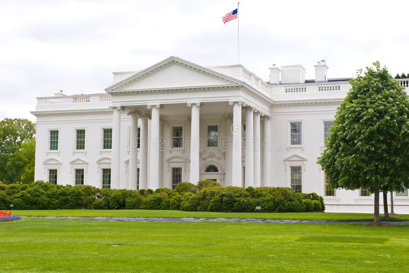 White House in USA Capital Washington, DC Stock Photo - Image of ...