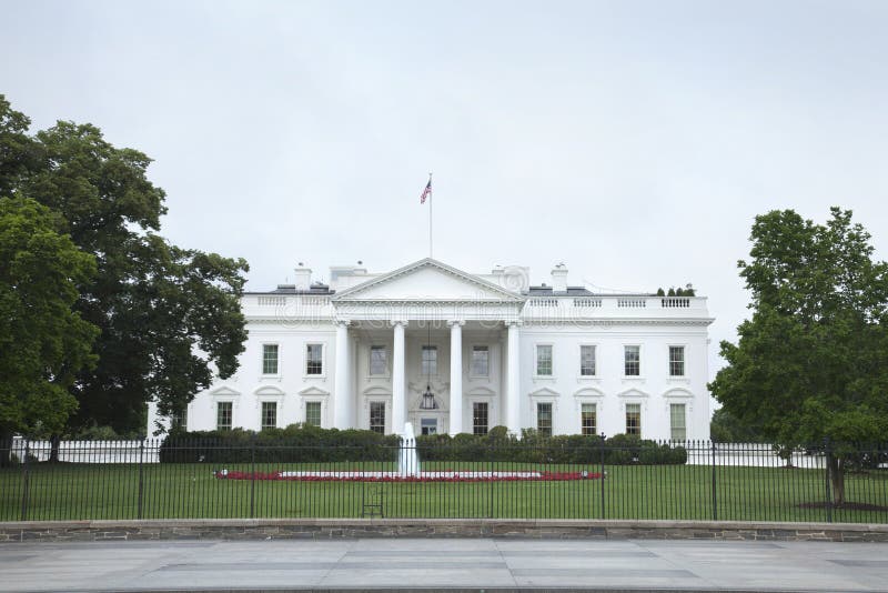 The White House in Washington DC North Side Stock Image - Image of ...