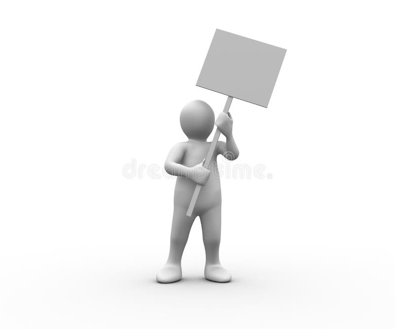 White Human Figure Walking with Red Arrow in Hands Stock Illustration ...