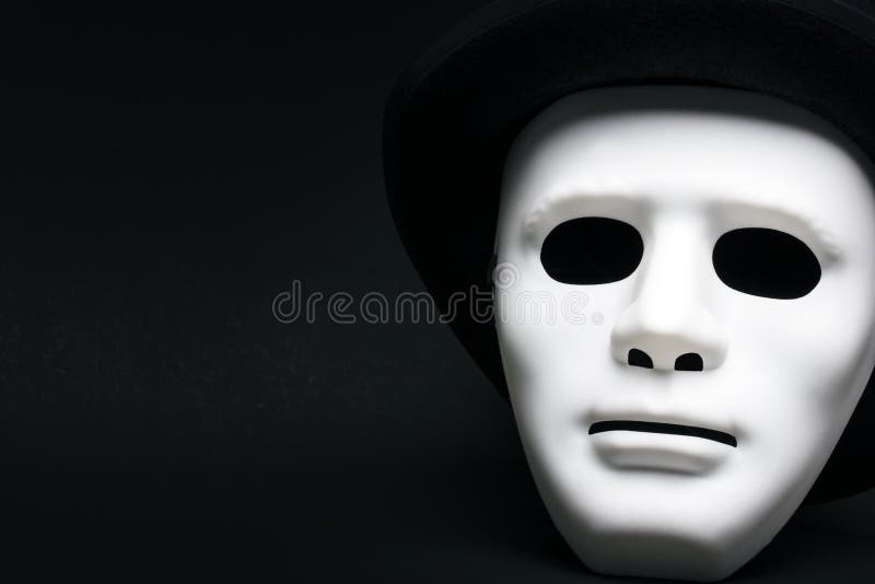 White human mask stock photo. Image of cover, background - 101975574