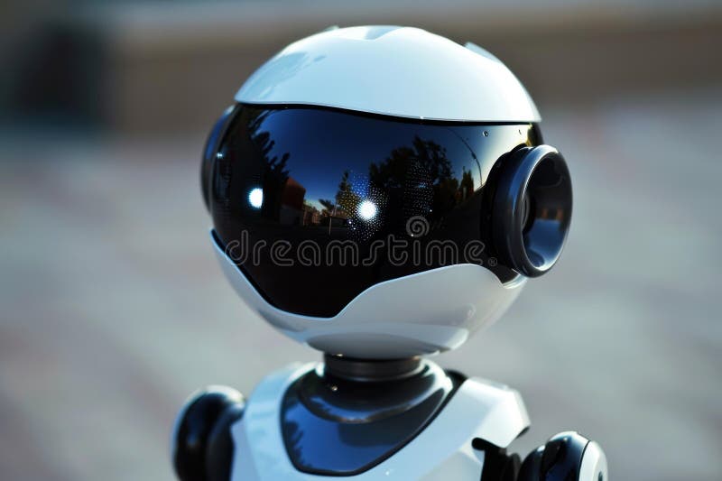 White Humanoid Robot Standing with Exposed Muscles and Wiring Stock ...
