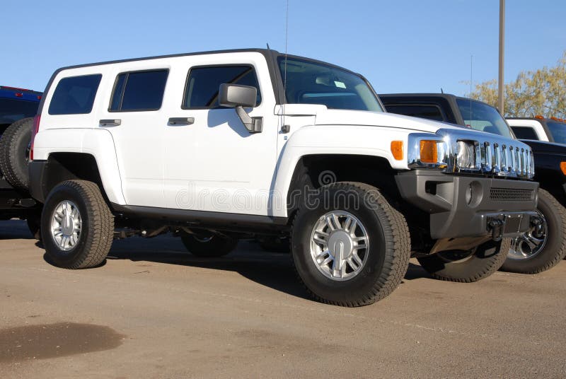 White Hummer stock photo. Image of climb, guzzler, consumer - 1931506