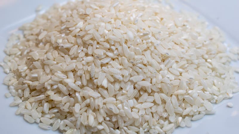 White Husked Rice, Macro Photo, Texture Stock Photo - Image of nature ...