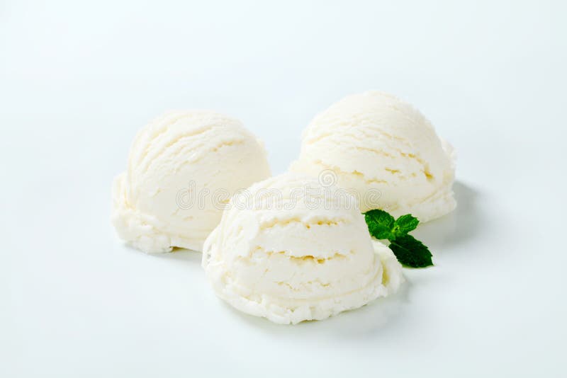 White ice cream stock image. Image of sorbet, mint, dairy - 369839639