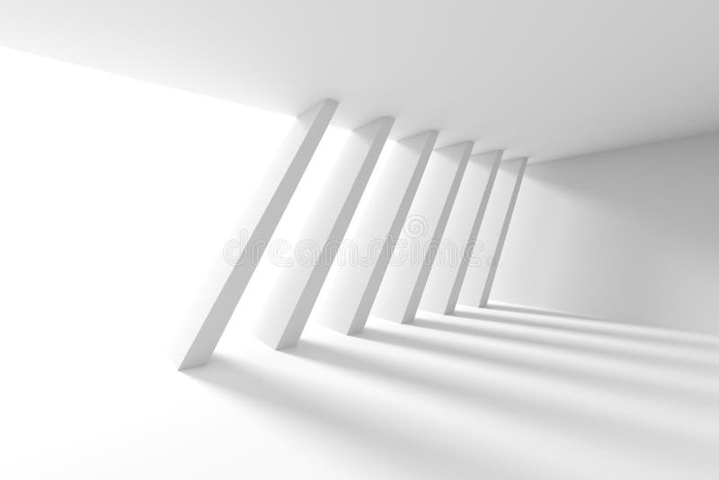 White Interior Design stock illustration. Illustration of architecture ...