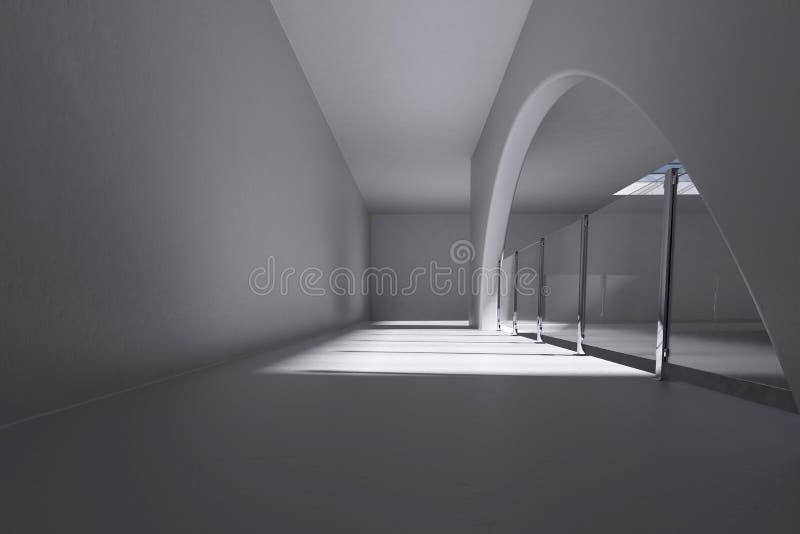 White interior hall stock illustration. Illustration of blank - 47855409