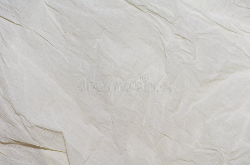 White Ivory Wrapping Crumpled Paper Texture Stock Photo - Image of ...