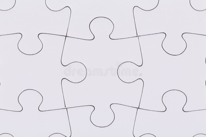 White jigsaw puzzle stock image. Image of goals, blank - 218155281