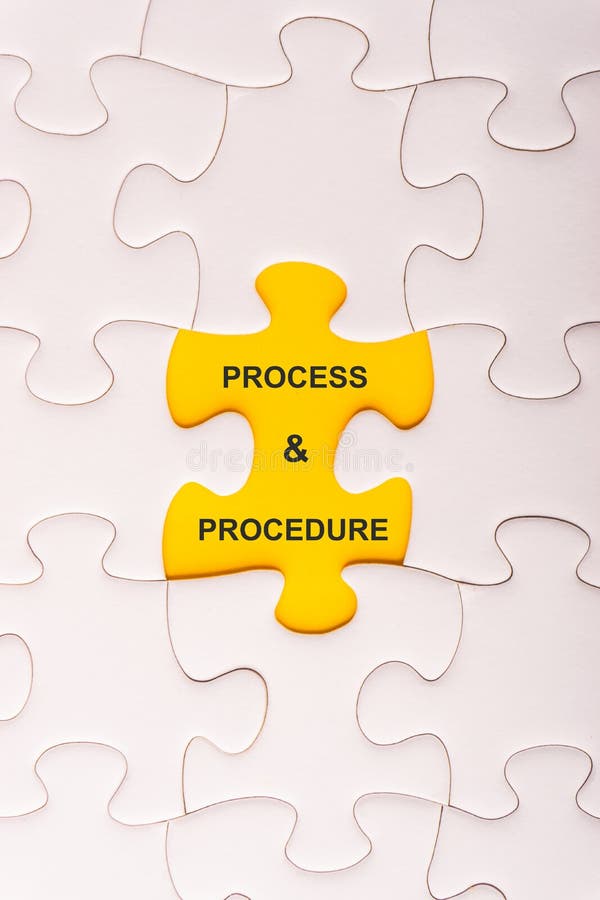 Process Procedure Work Instruction Stock Photo - Image of flow, arrow ...