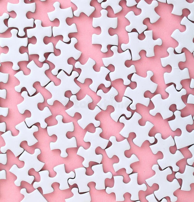 White jigsaw puzzle stock image. Image of achievement, business - 494275