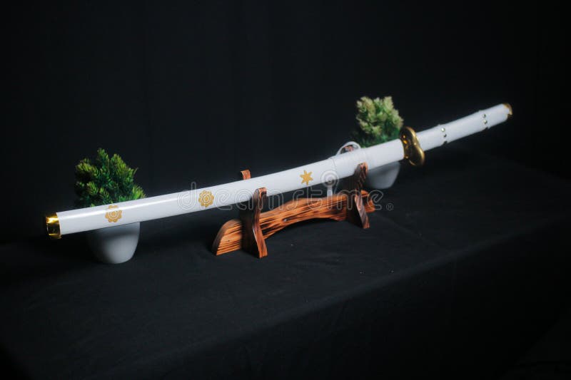 White Katana Sword Surmurai Stock Image - Image of katana, white: 291877813