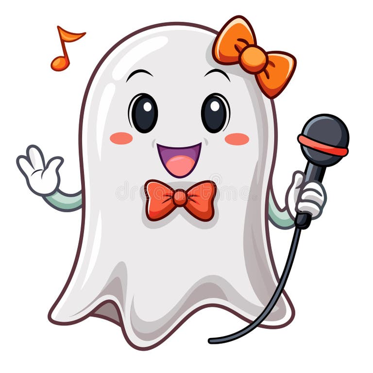 Singing Ghost Stock Illustrations – 187 Singing Ghost Stock ...