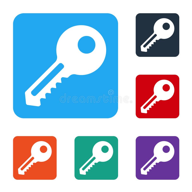 Key Square Icon Illustration Stock Illustrations – 12,303 Key Square ...