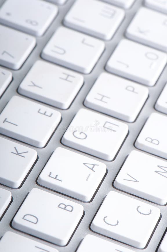 White keyboard stock photo. Image of isolated, computer - 11869360