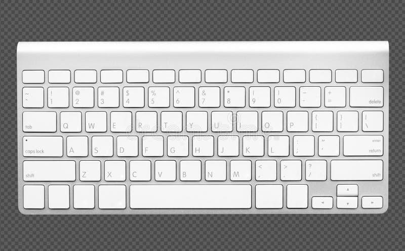 White keyboard die cut stock image. Image of digital - 346023343