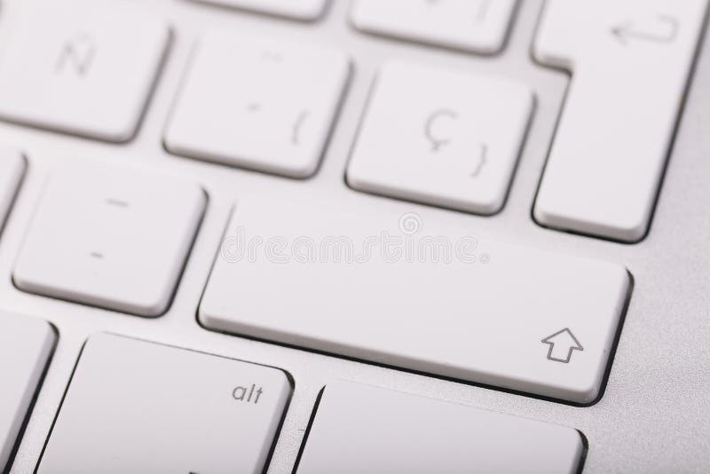 White Keyboard Modern Laptop. High Quality Photo Stock Image - Image of ...