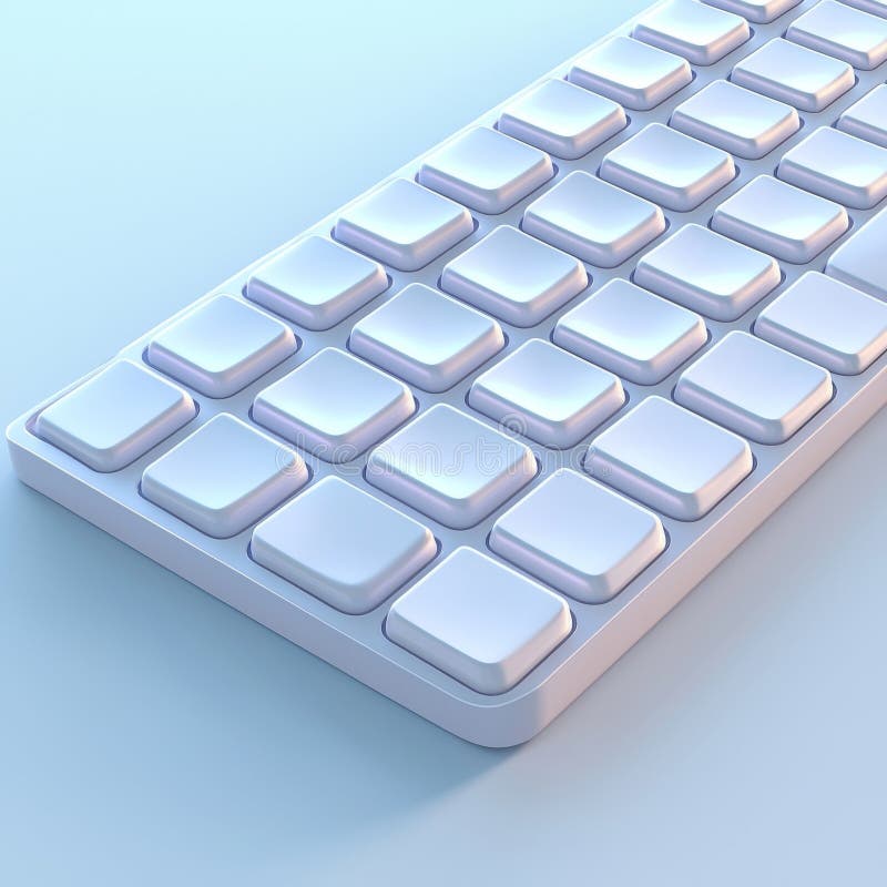 White Keyboard stock illustration. Illustration of computer - 335304411