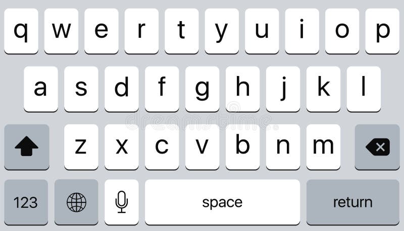 US English Qwerty Computer Keyboard. Grey Stock Vector - Illustration ... US English Qwerty Computer Keyboard. Grey Stock Vector - Illustration ...