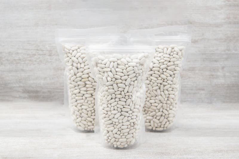 Transparent Plastic Bag Isolated White Background Packaging Template ...