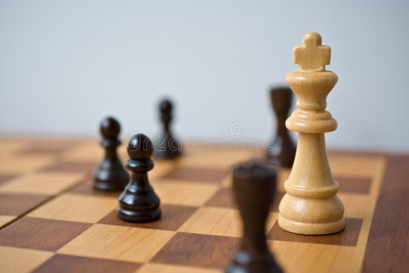 The White King is Surrounded by Black Pieces, the White Side Has Lost ...