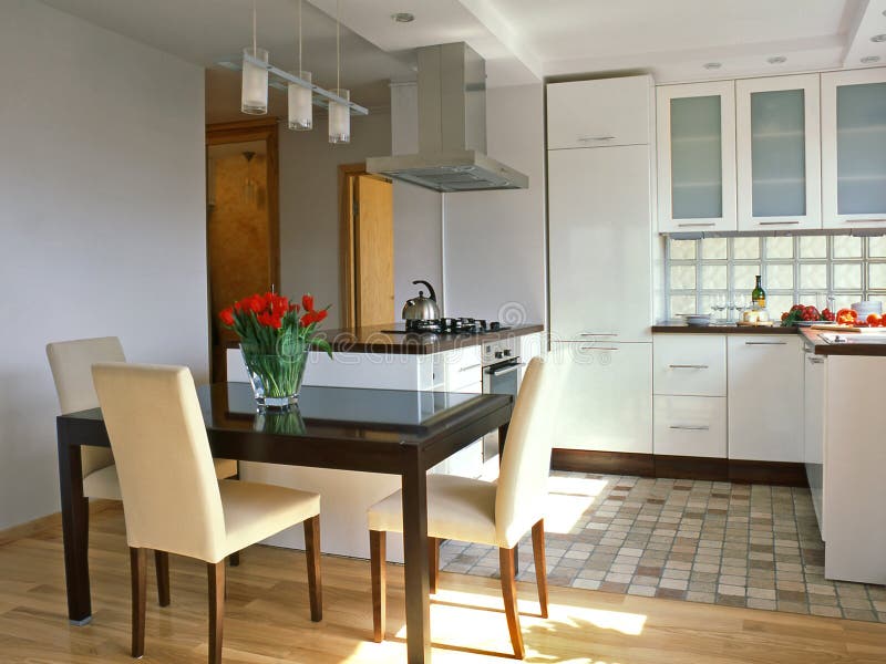 Kitchen stock photo. Image of kitchen, chair, cook, house - 3964306