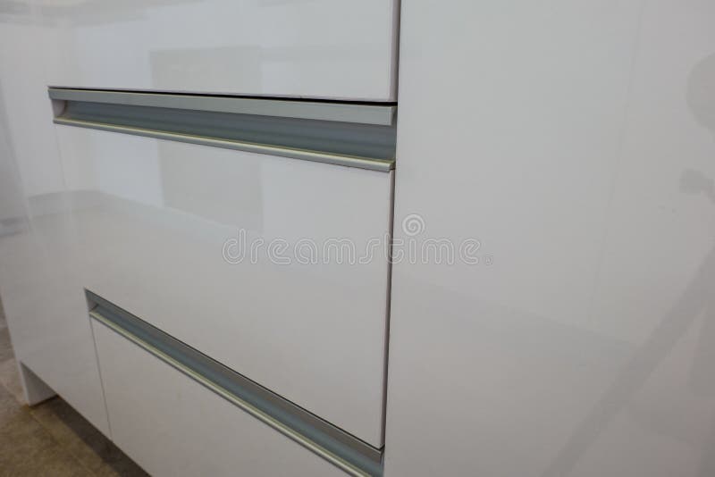 White kitchen drawer stock photo. Image of cleanness - 50234378